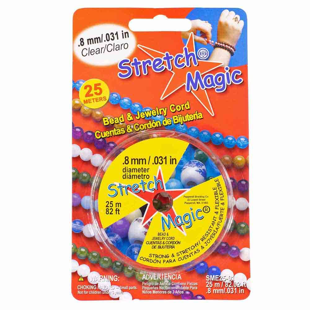 Amazon.com: Pepperell Stretch Magic Bead Jewelry Elastic Cord String ...