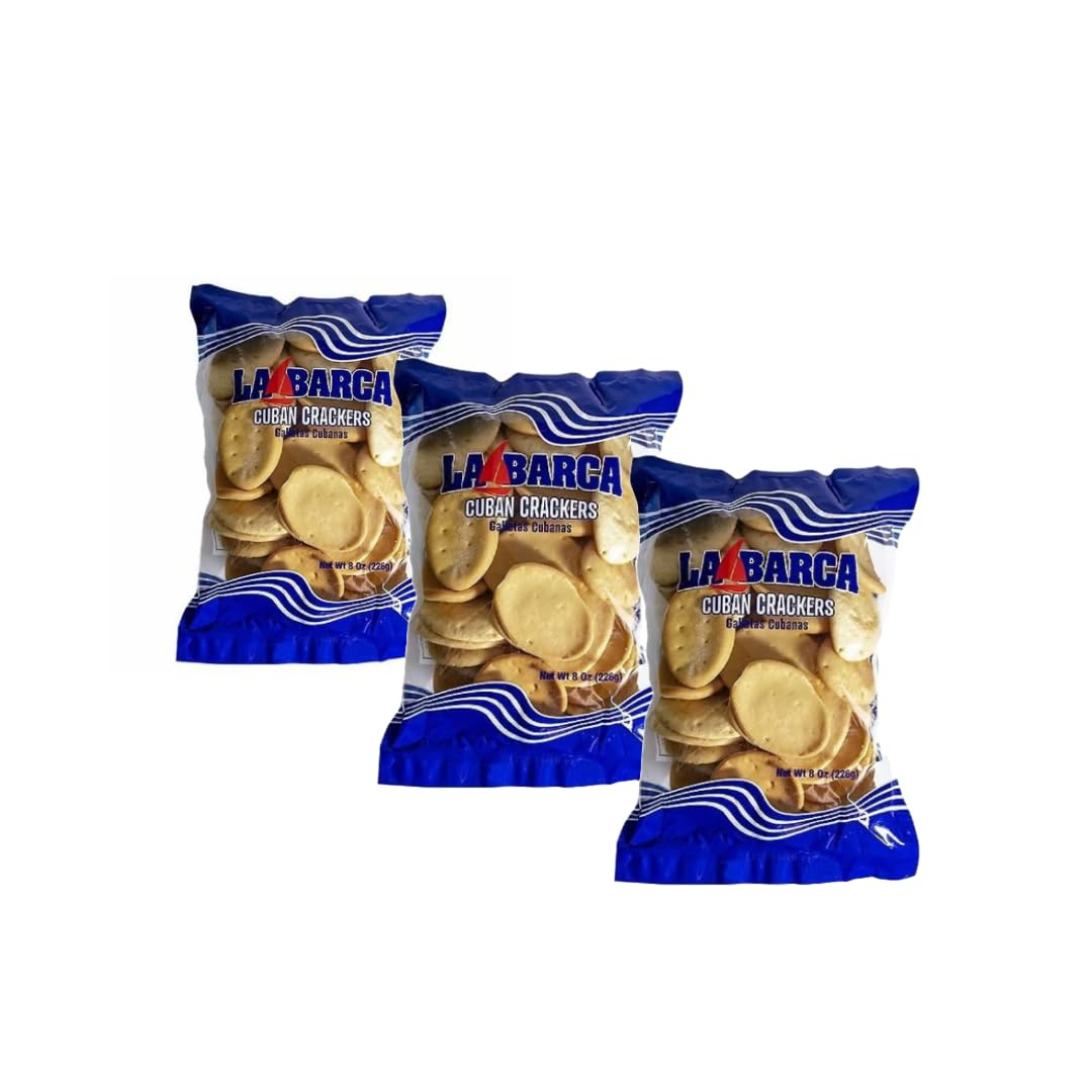 Amazon.com: La Barca Cuban crackers/Galletas Cubanas La Barca, 8 Ounce ...