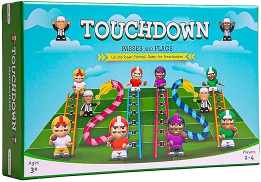 Amazon.com: Touchdown - Passes & Flags Board Game | 2 to 4 Players ...