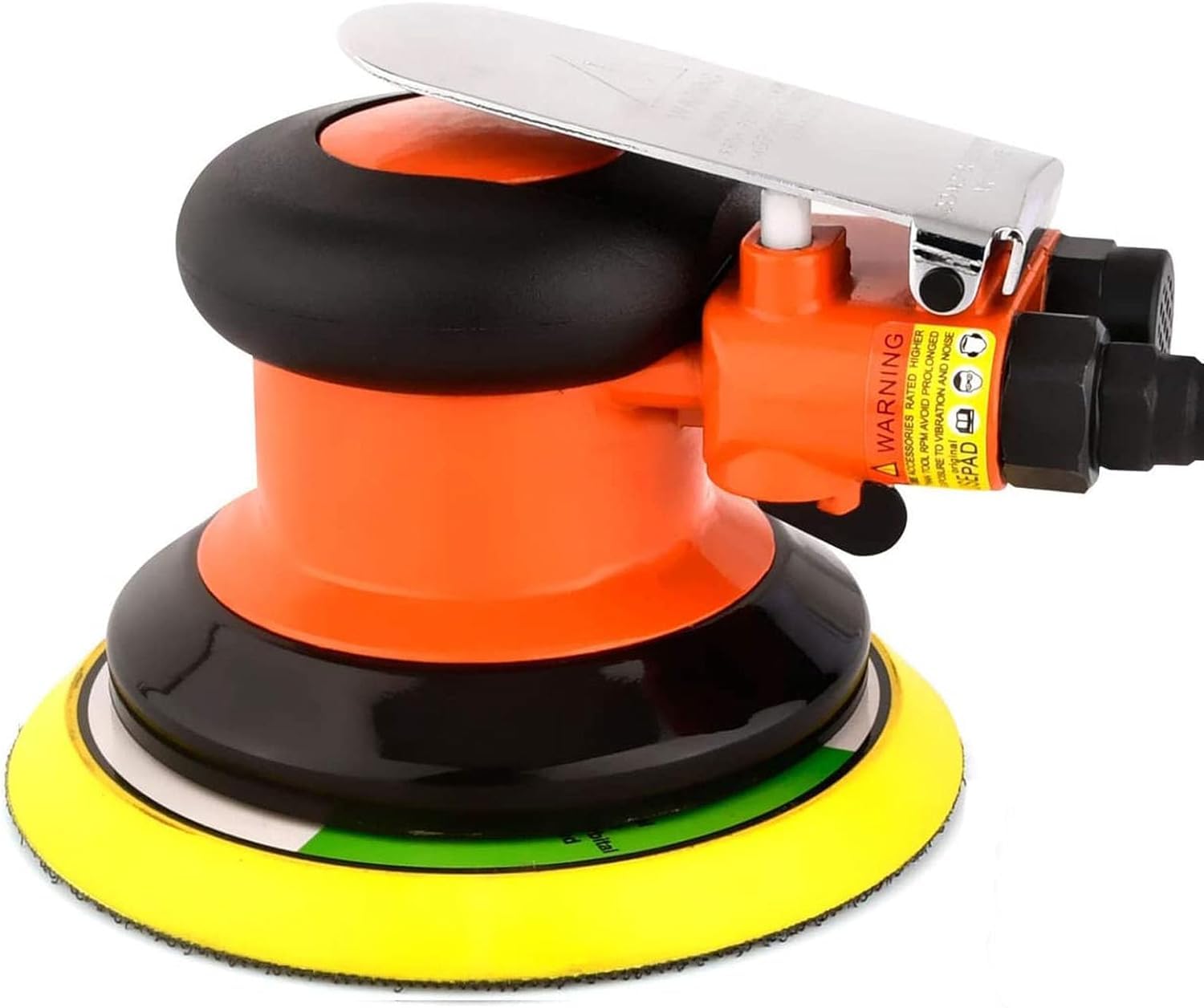 Dual Action Sander 5-Inch Air - 10,000 RPM Pneumatic Dual Action Palm ...