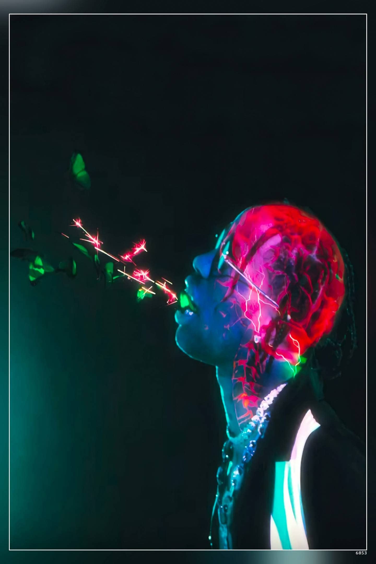 Butterfly Effect Travis Scott Poster Travis Scott BUTTERFLY EFFECT