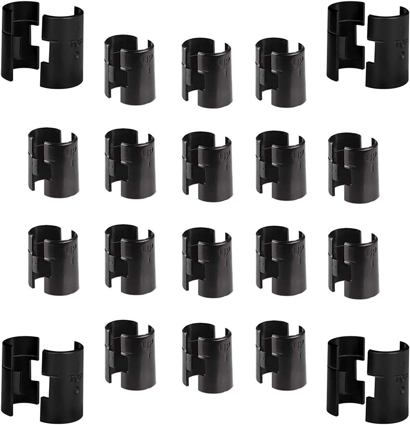 Amazon.com: Wire Shelf Clips 52 Pcs, Wire Shelving Shelf Lock Clips for ...