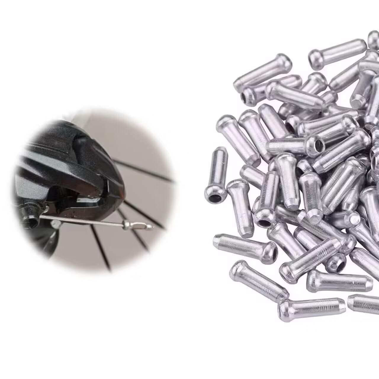 Bike Cable End Caps, 30 Pcs Cable Ends Bike Cable Ends Brake Cables ...