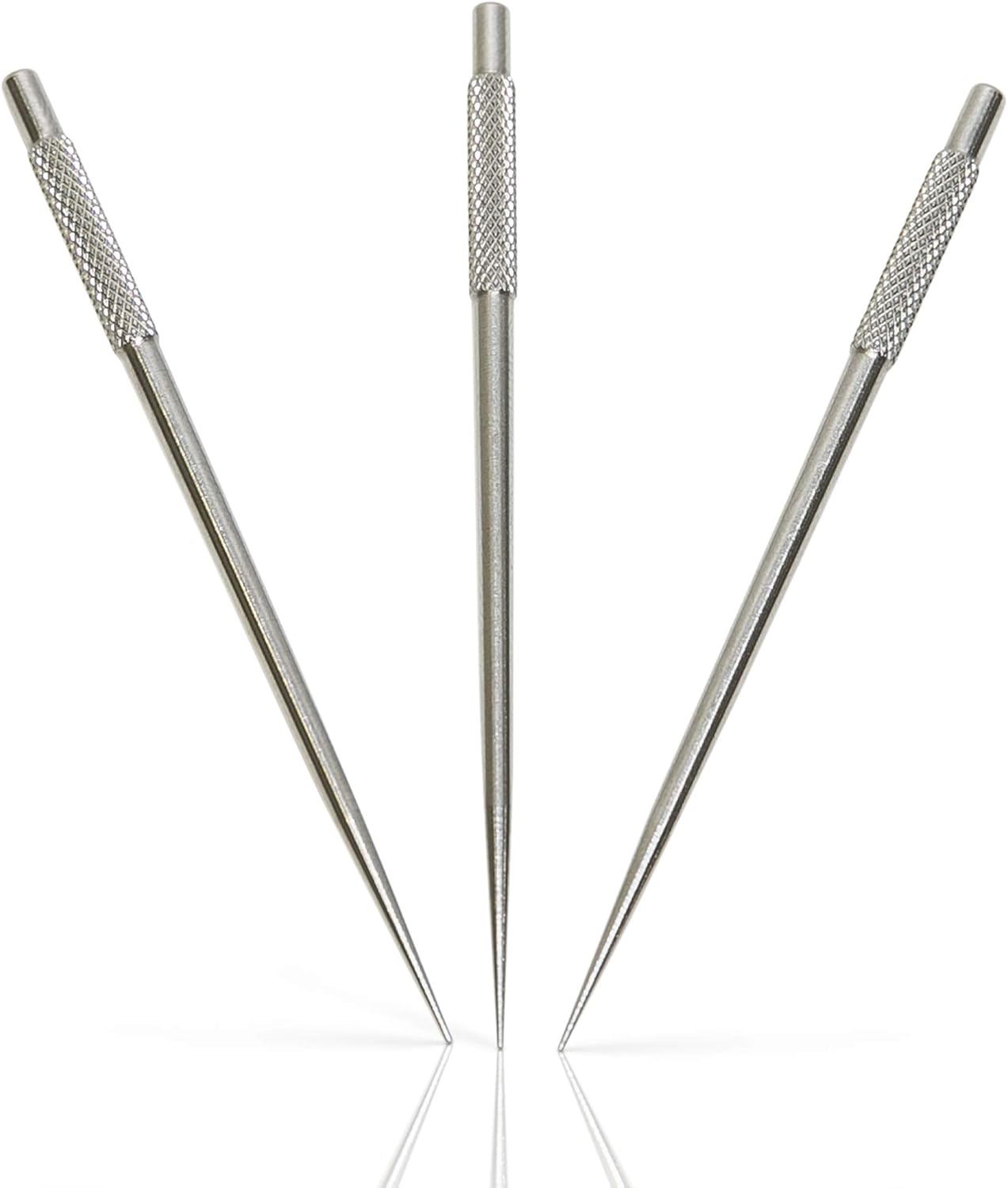 Amazon.com | 3 Pack Stainless Steel Metal Toothpicks - Reusable ...