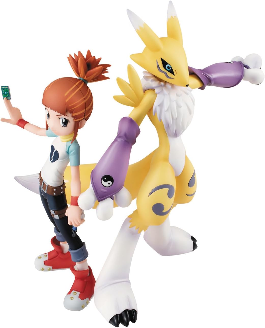 Amazon.com: Megahouse Digimon Tamers Lenamon & Ruki GEM PVC Figure ...