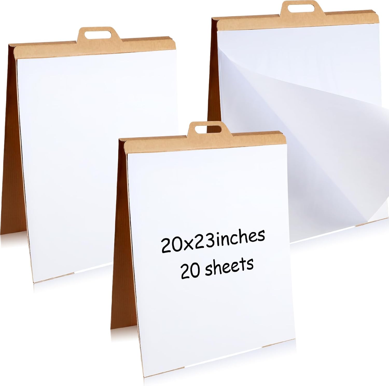 Amazon.com : Seajan 3 Pads Large Sticky Tabletop Easel Pad Portable ...