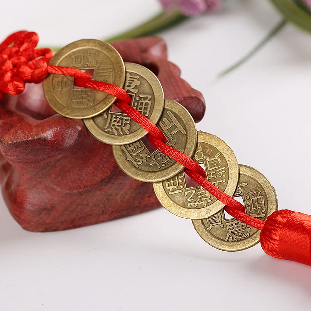 Ancient Chinese Coins On String