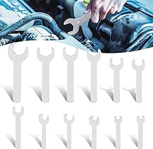 Ygmylandbb Super Thin Wrench Set, Combination Wrench Set, Includes 12 ...