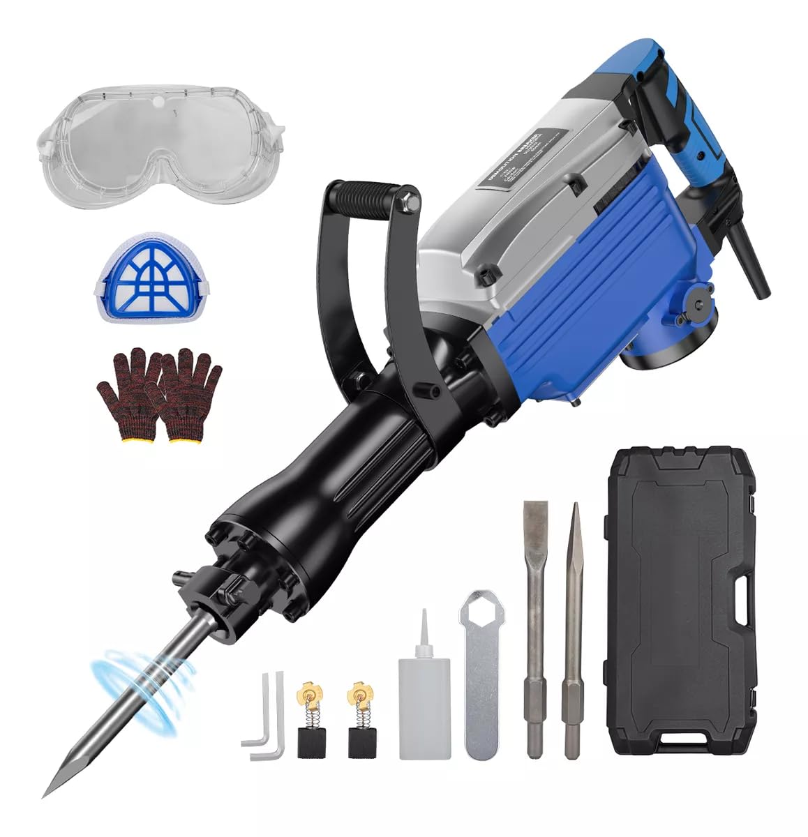 Martillo Rotomartillo Demoledor Concreto Uso Rudo 2400w, 45J Martillo ...