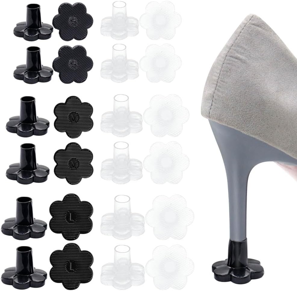 Amazon.com: 30 Pairs Clear High Heel Protectors for Shoes, Stoppers for ...