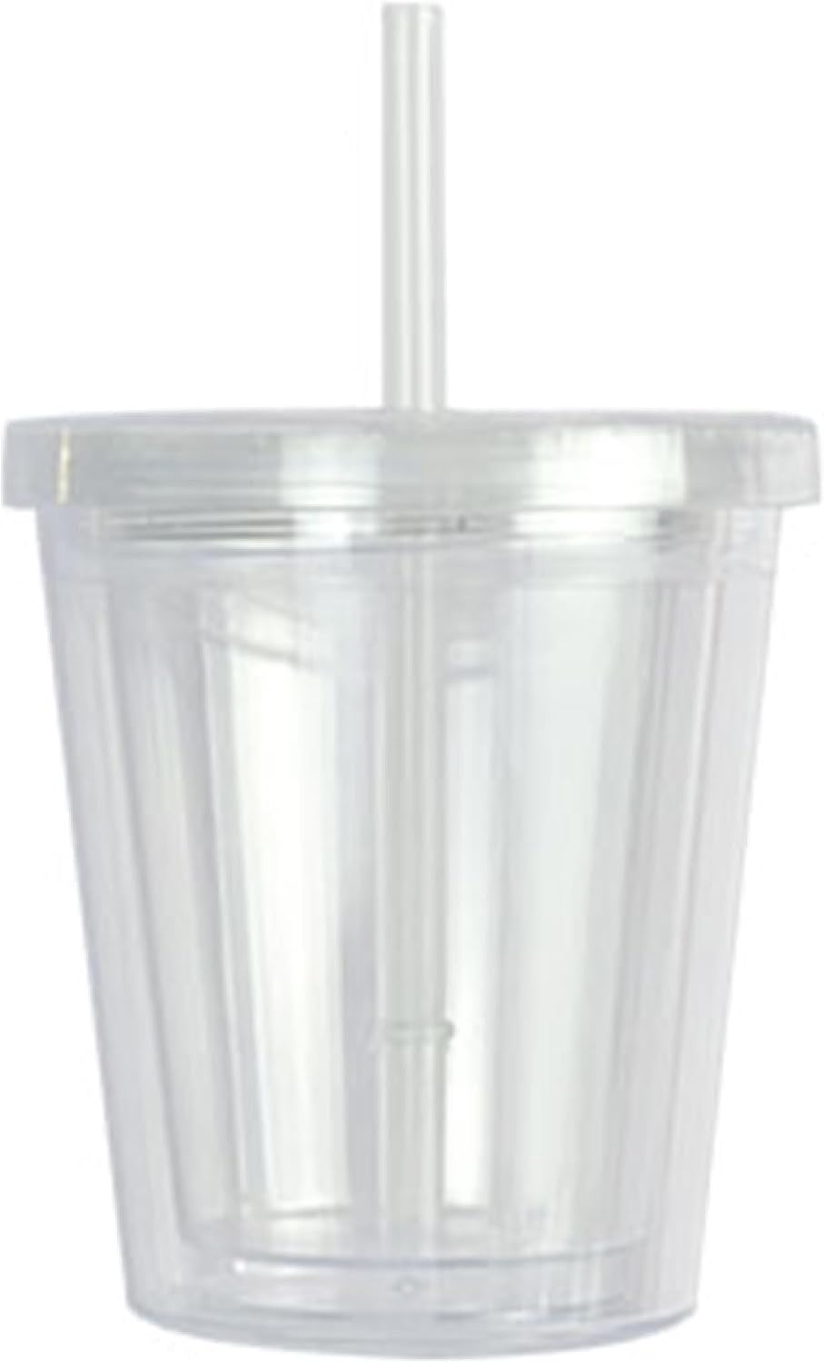 Amazon.com | Clear Insulated Double Wall Reusable Kids Premium Cup with ...