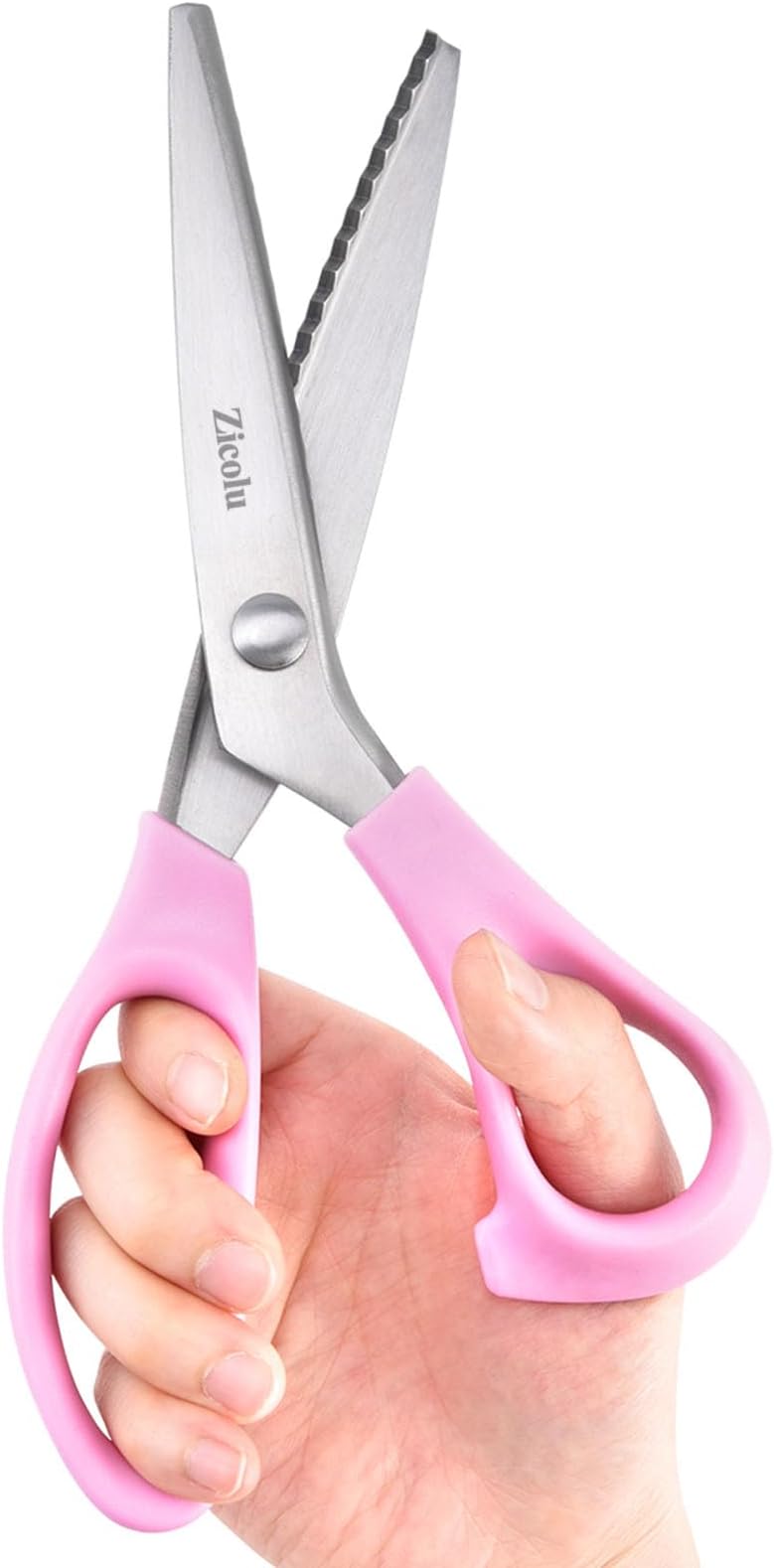 Amazon.com: NEJLSD Pinking Shears for Fabric Scalloped 5mm, Stainless ...