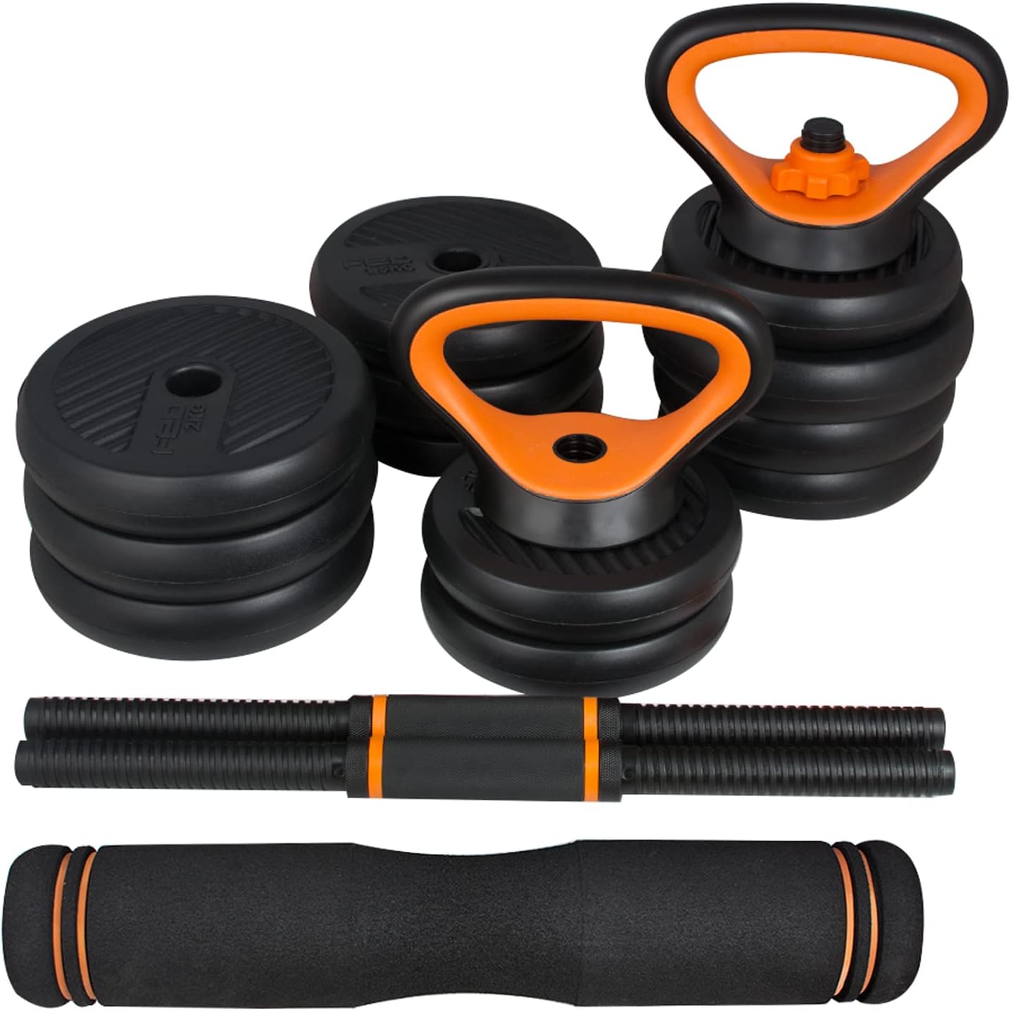 Amazon.com : Adjustable Dumbbells 44LB 6 in1 Multifunctional Weight ...