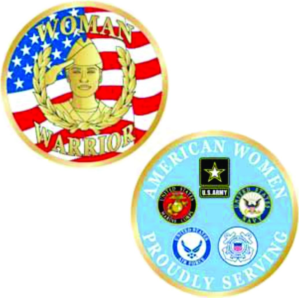 Amazon.com: Woman Warrior Challenge Coin : Collectibles & Fine Art