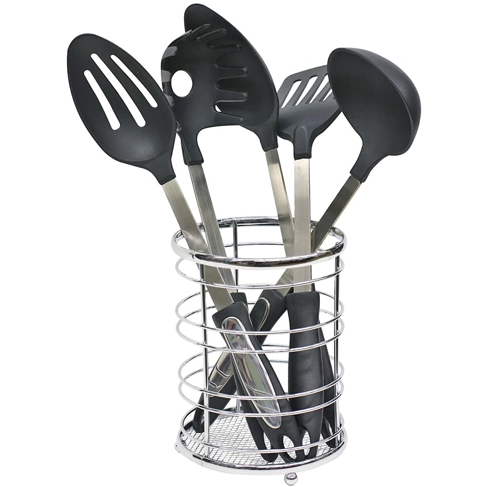 Amazon.com: Home Basics Kitchen Counter Utensil Holder : Home & Kitchen