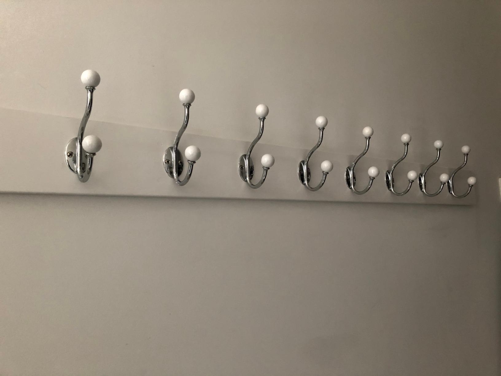Amazon.com: Amerock | Coat Hook | Wall Mount | White / Polished Chrome ...