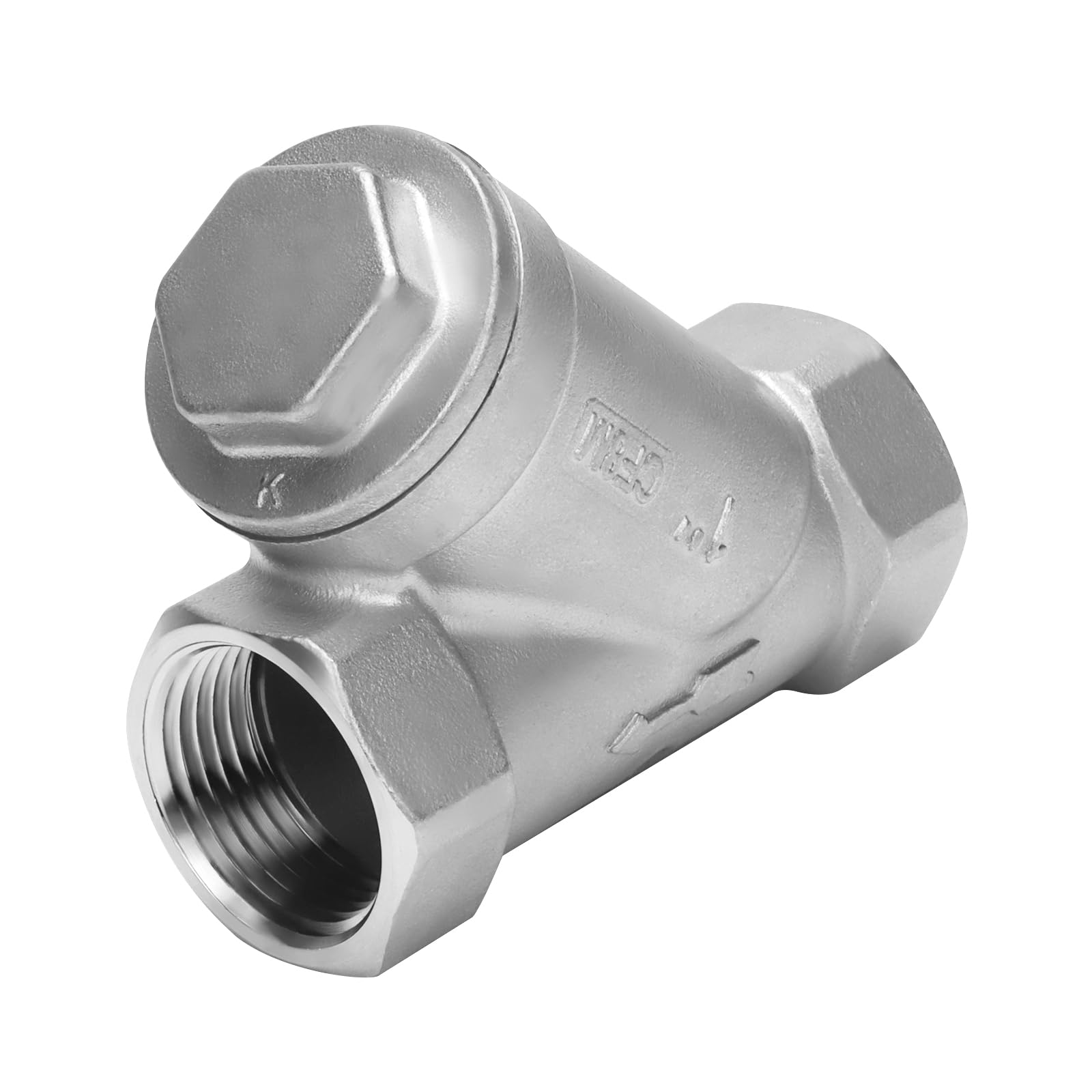 Snapklik.com : 1 Inch Wye Strainer 100 Mesh Screen Filter Valve