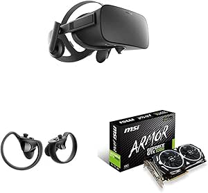 Oculus Rift VR Headset + Touch Controller + MSI NVIDIA GeForce GTX 10 ...