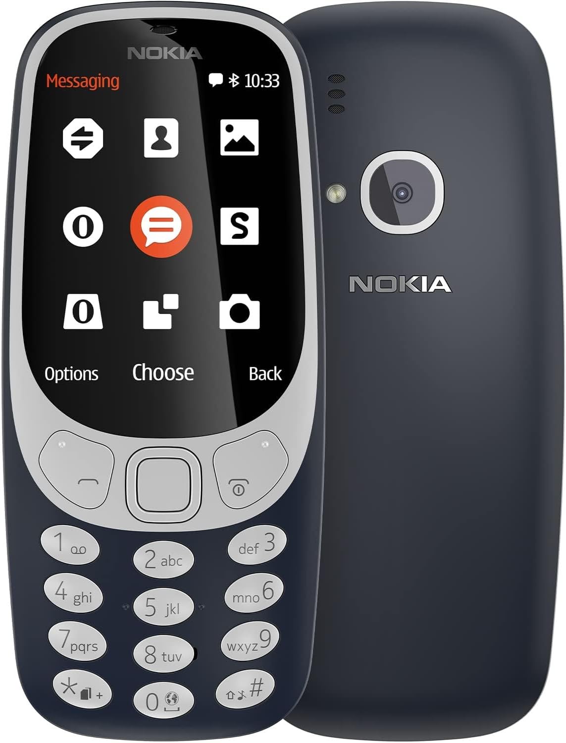 Nokia MT000735 3310 Unlocked Dual UK SIM-Free Mobile Phone - Dark Blue ...