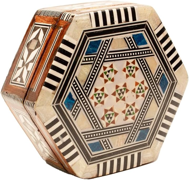 Amazon.com: NileCart Egyptian Small Mother of Pearl Mosaic Inlaid ...