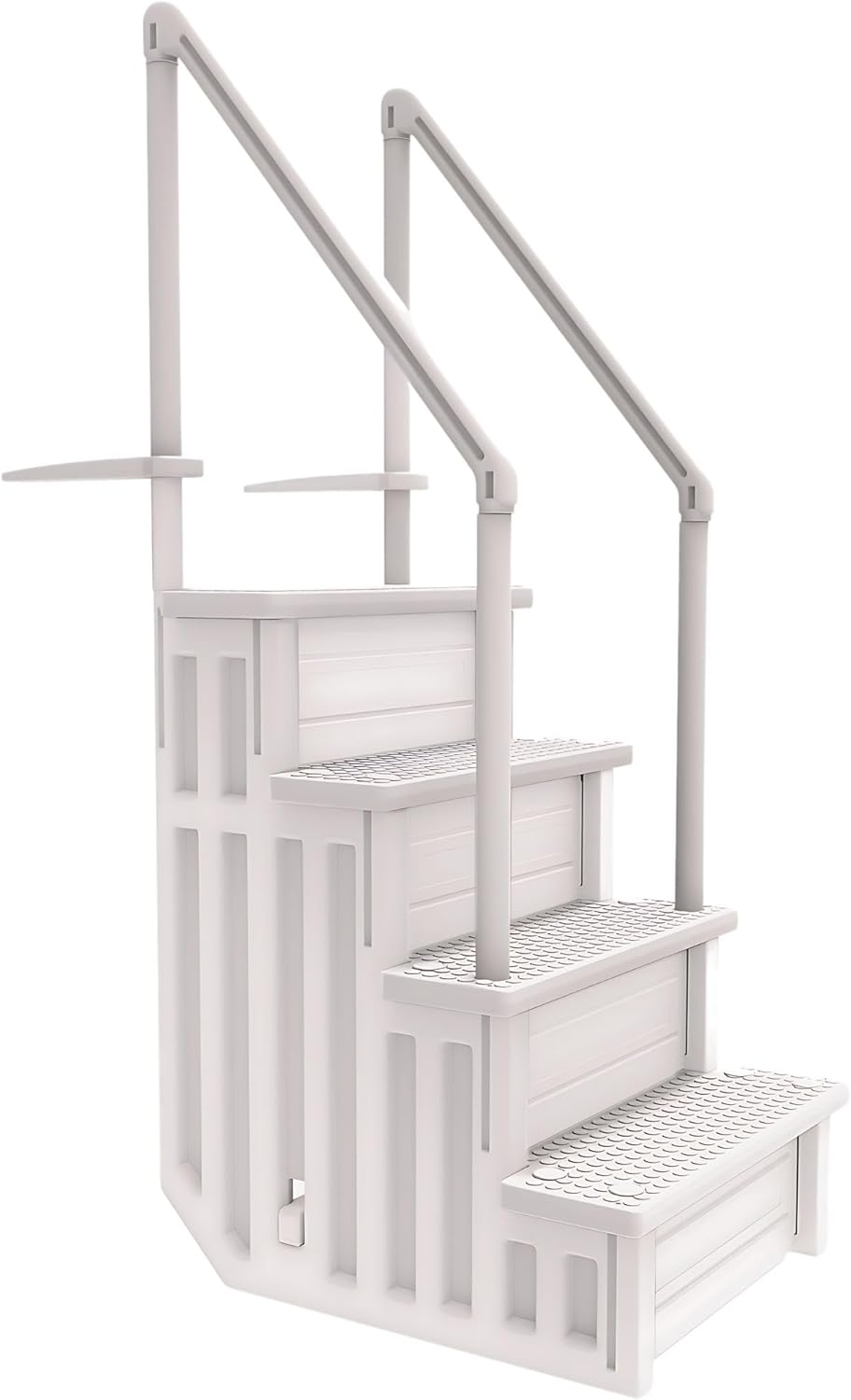 poolomio® Pooltreppe für Einbaubecken mit Höhe von 120 oder 132 cm ...