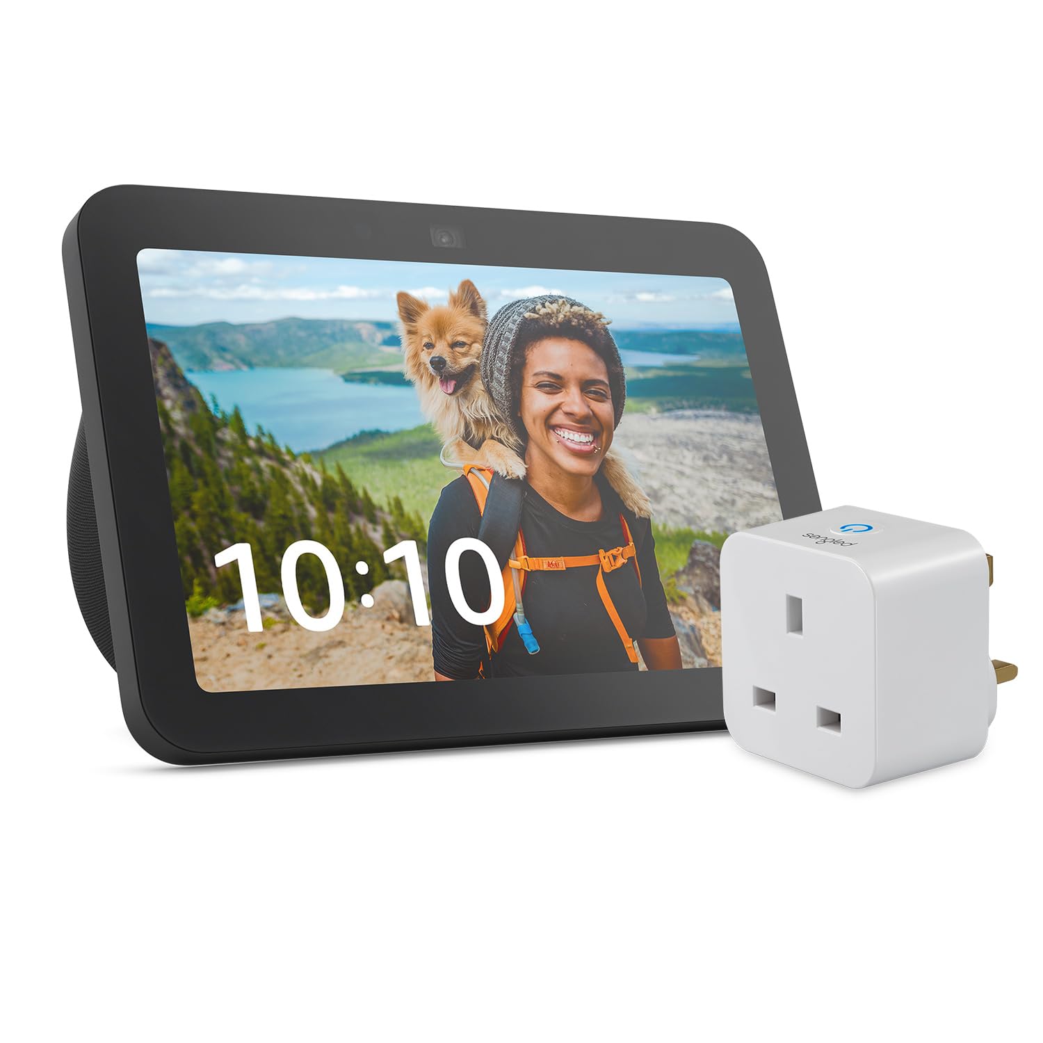 Echo Show 8 (3rd generation)| Charcoal + Sengled Smart Plug, Works with ...