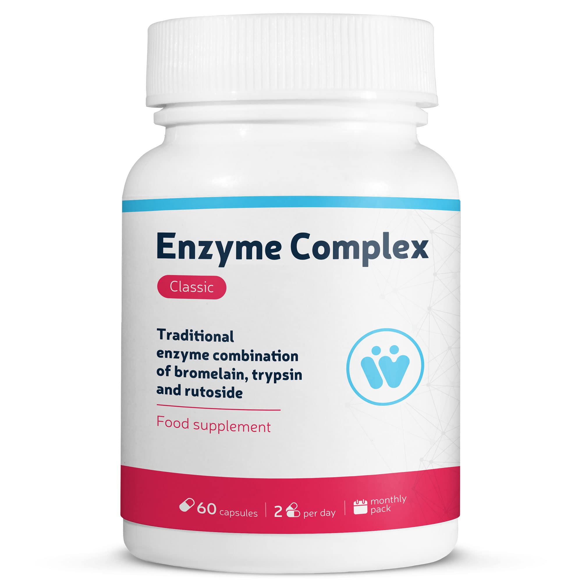 Buy Enzyme Complex Classic - with Bromelain Pineapple Enzyme High Dose ...