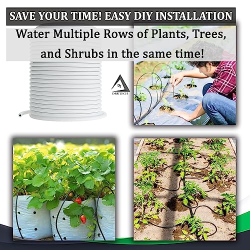 Snapklik.com : 1/4 Drip Irrigation Tubing, 200 Feet, Flexible PVC ...