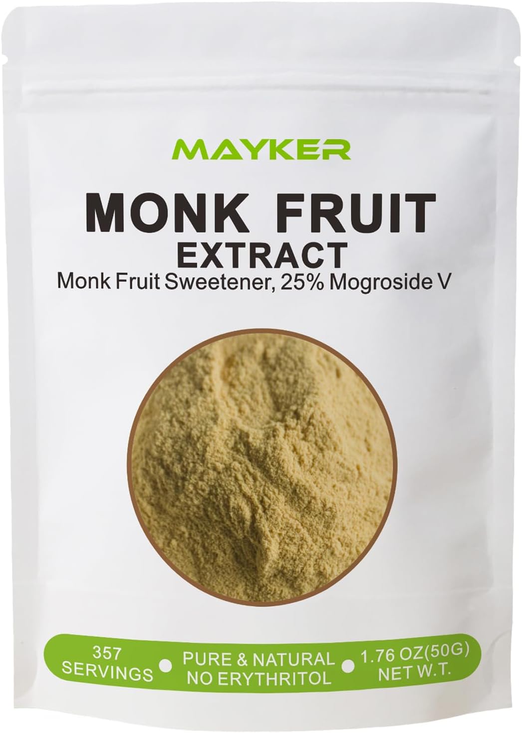 Amazon.com: NOW Foods, Certified Organic Monk Fruit Extract Powder ...