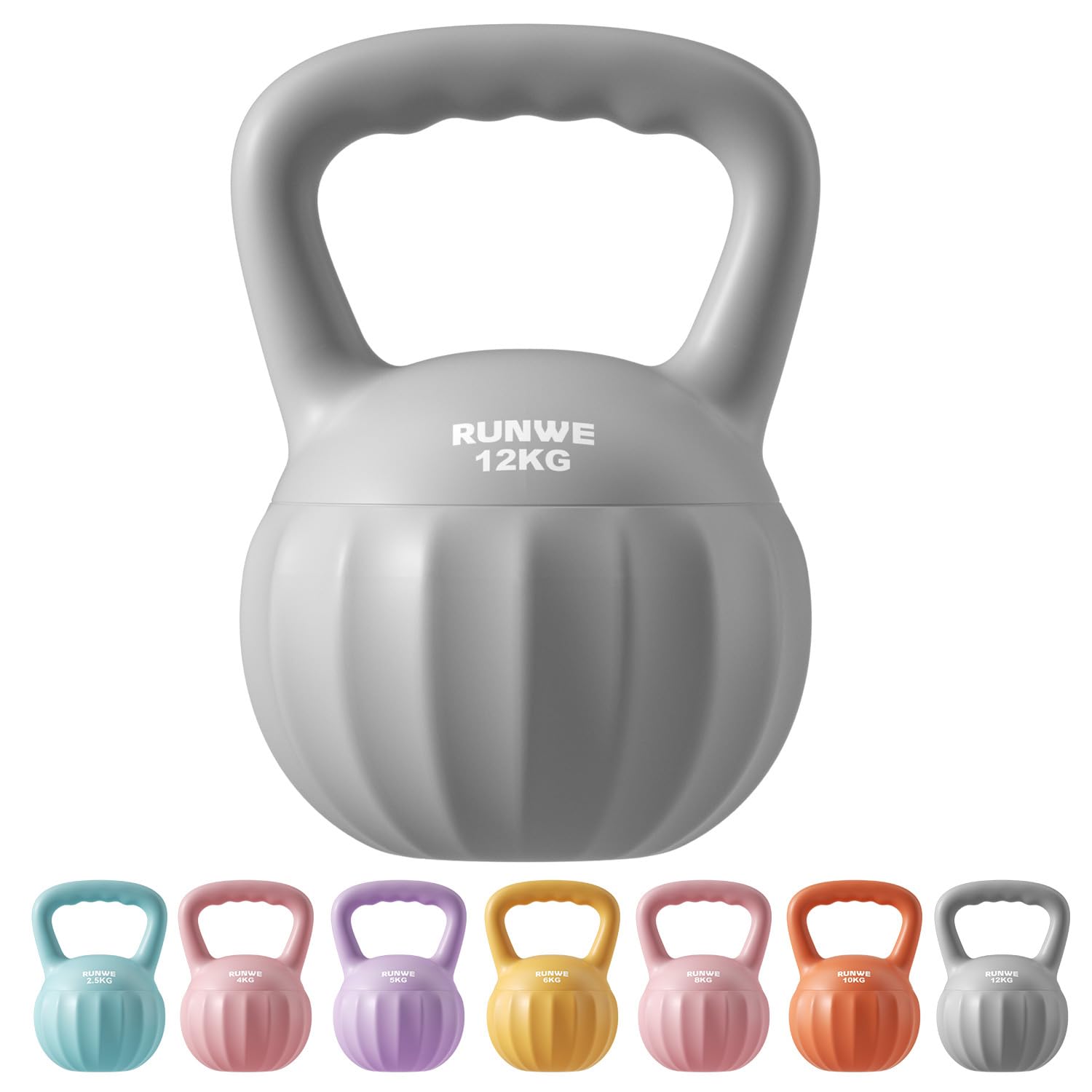 Snapklik.com : RUNWE 12kg Kettlebell Weight For Women And Men