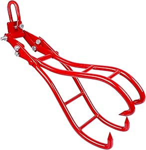 Log Lifting Tongs 28" Heavy Duty Timber Claw, Log Grapple (4 Claw 28 ...