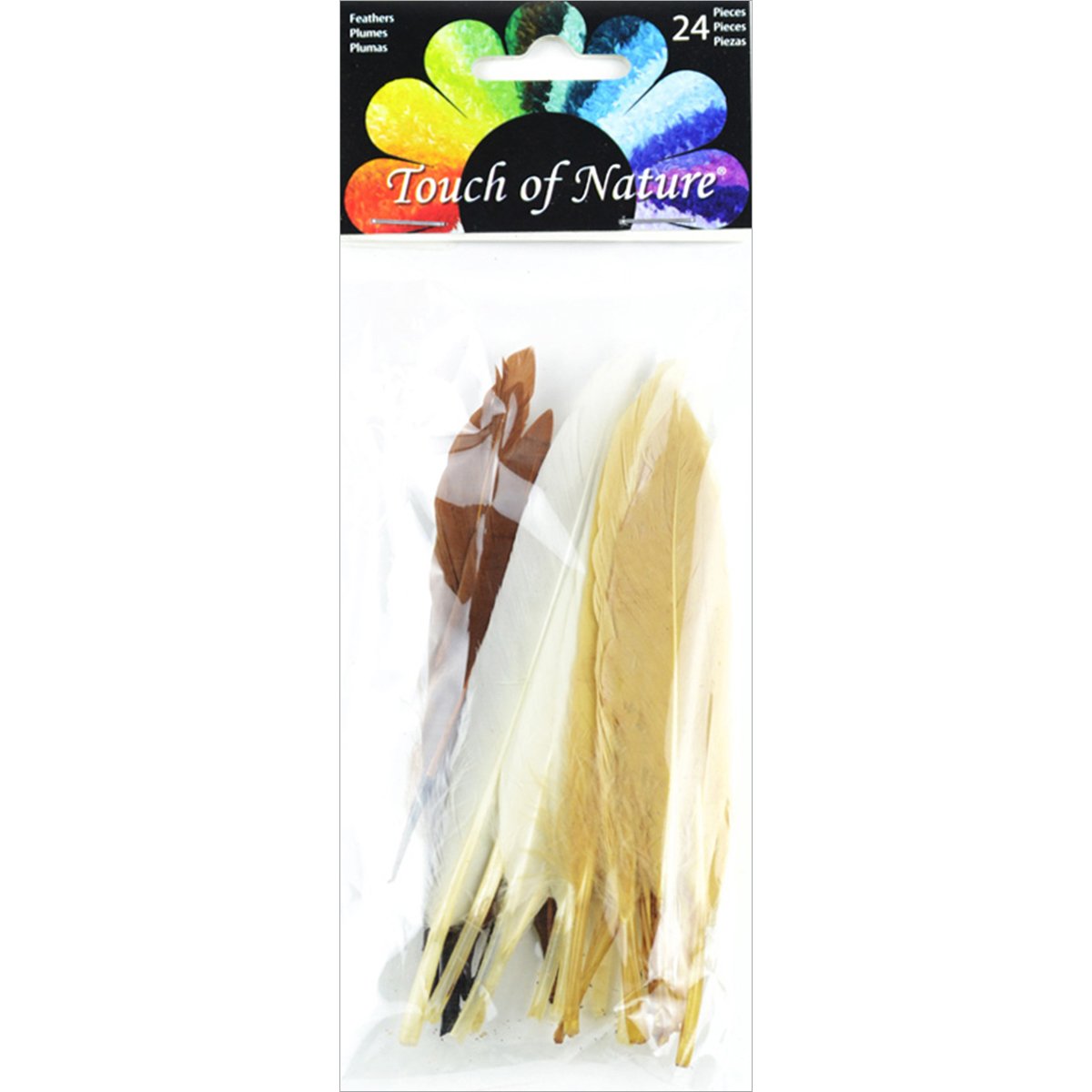 Amazon.com: Touch of Nature 24-Piece Mini Indian Feathers for Crafting ...
