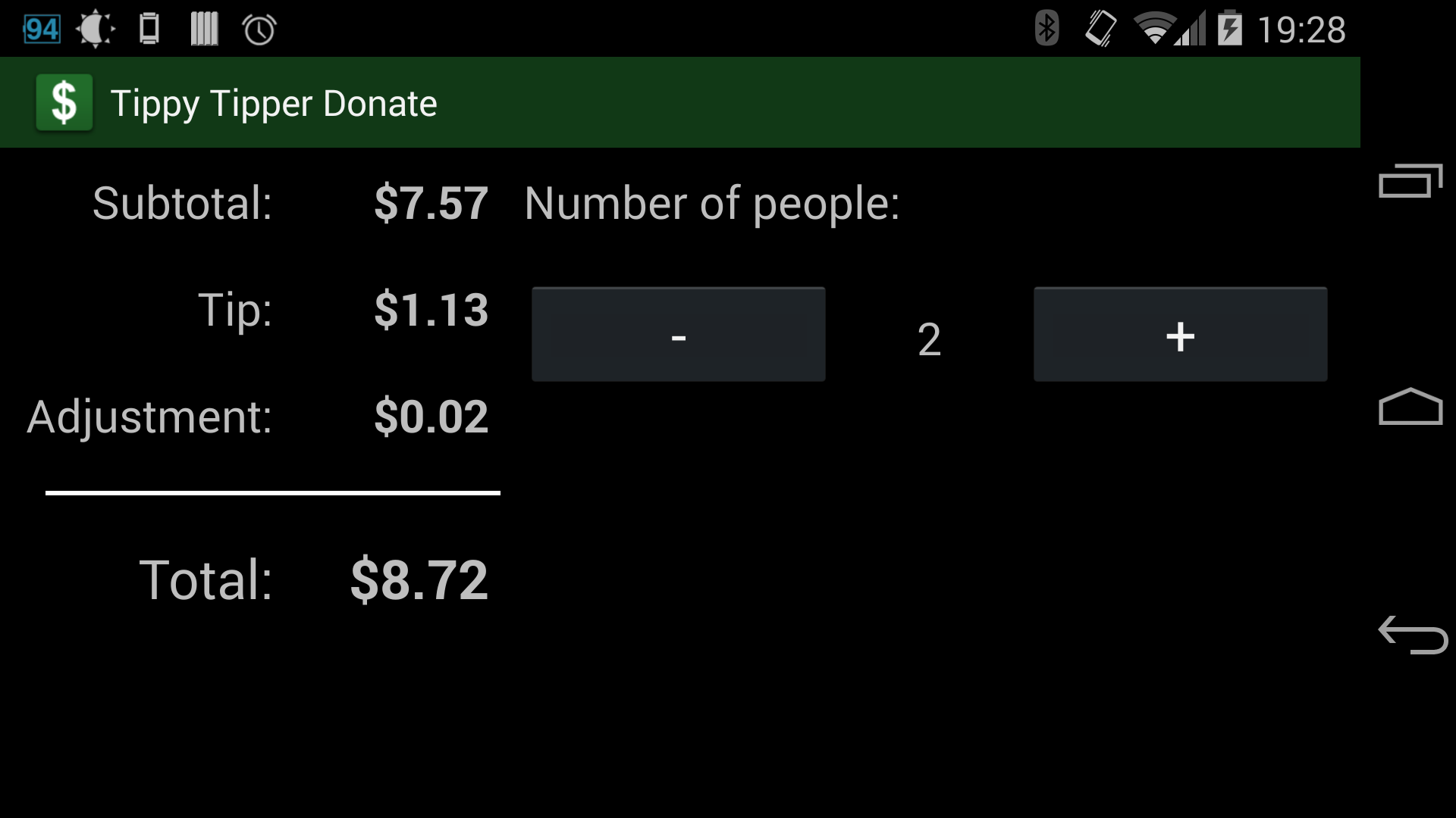 Tippy Tipper (Donate) - App on Amazon Appstore