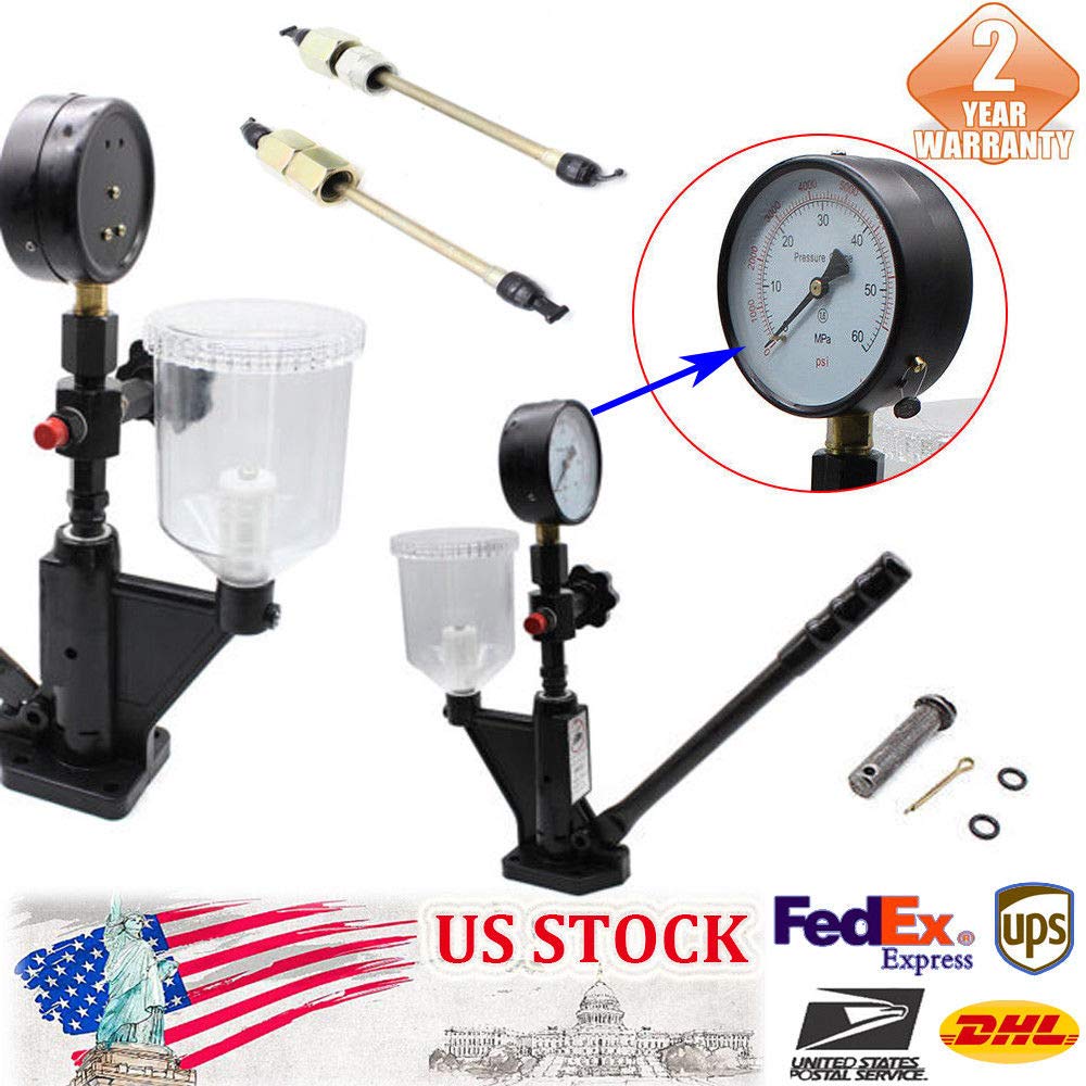 Fuel Test 0 to 600 bar & 0 to 8000 PSI Heavy Duty Diesel Injector ...