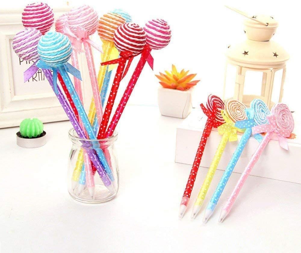 Xrten Lollipop Pen Set, Ballpoint Pen Set for Children, Pencil Set ...