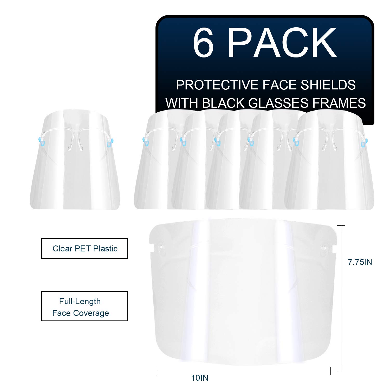 Safety Face Shields with Glas...B08TWGC95M | Encarguelo.com