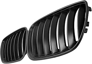 Matte Black Euro Sport Utility 4-Door Front Center Kidney Grille ...