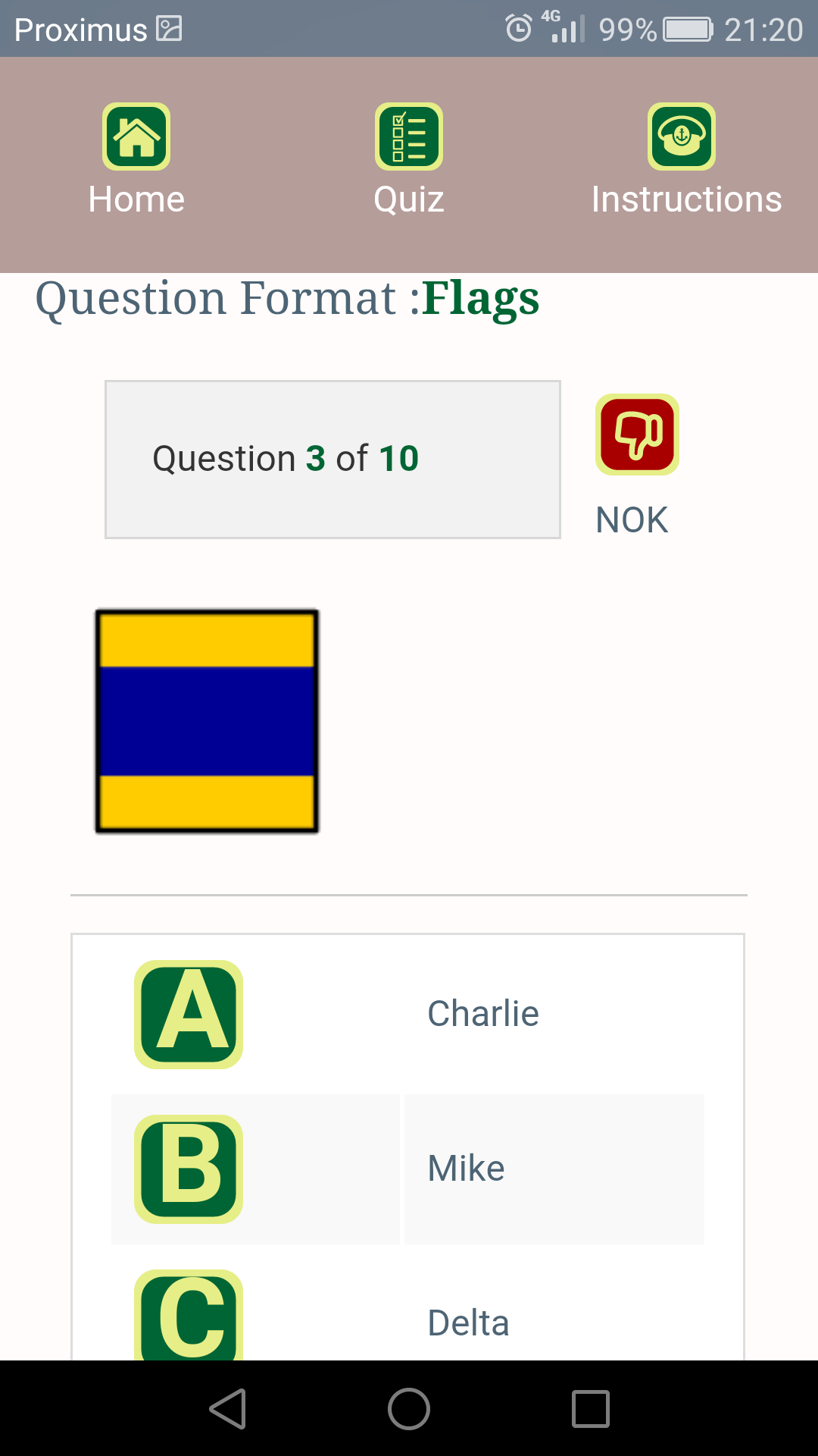 ICS flag trainer - App on Amazon Appstore