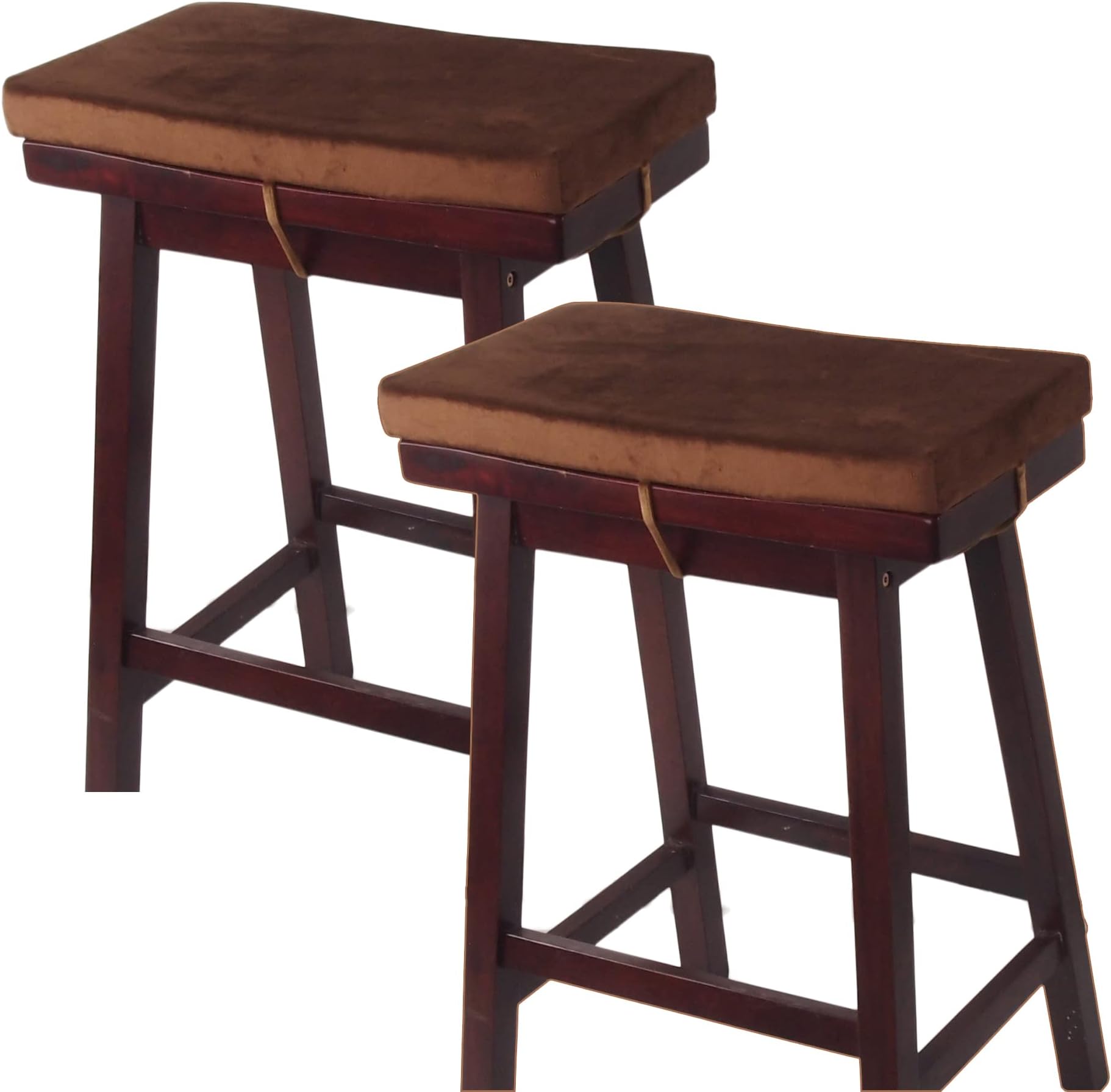 Amazon.com: Augld 2 Pack Washable Stool Cushion for Saddle Stool Non ...