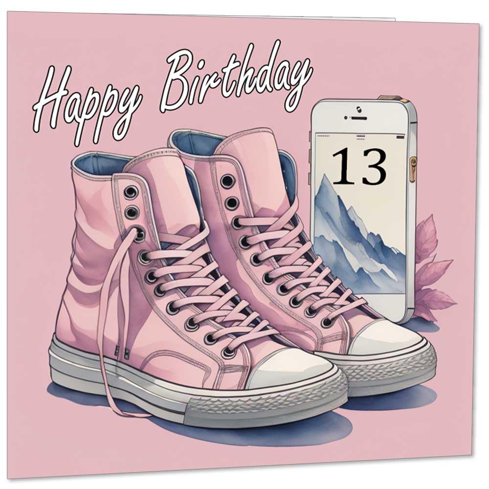 13th Birthday Card for Women - Girls Birthday Cards for Daughter 13 ...