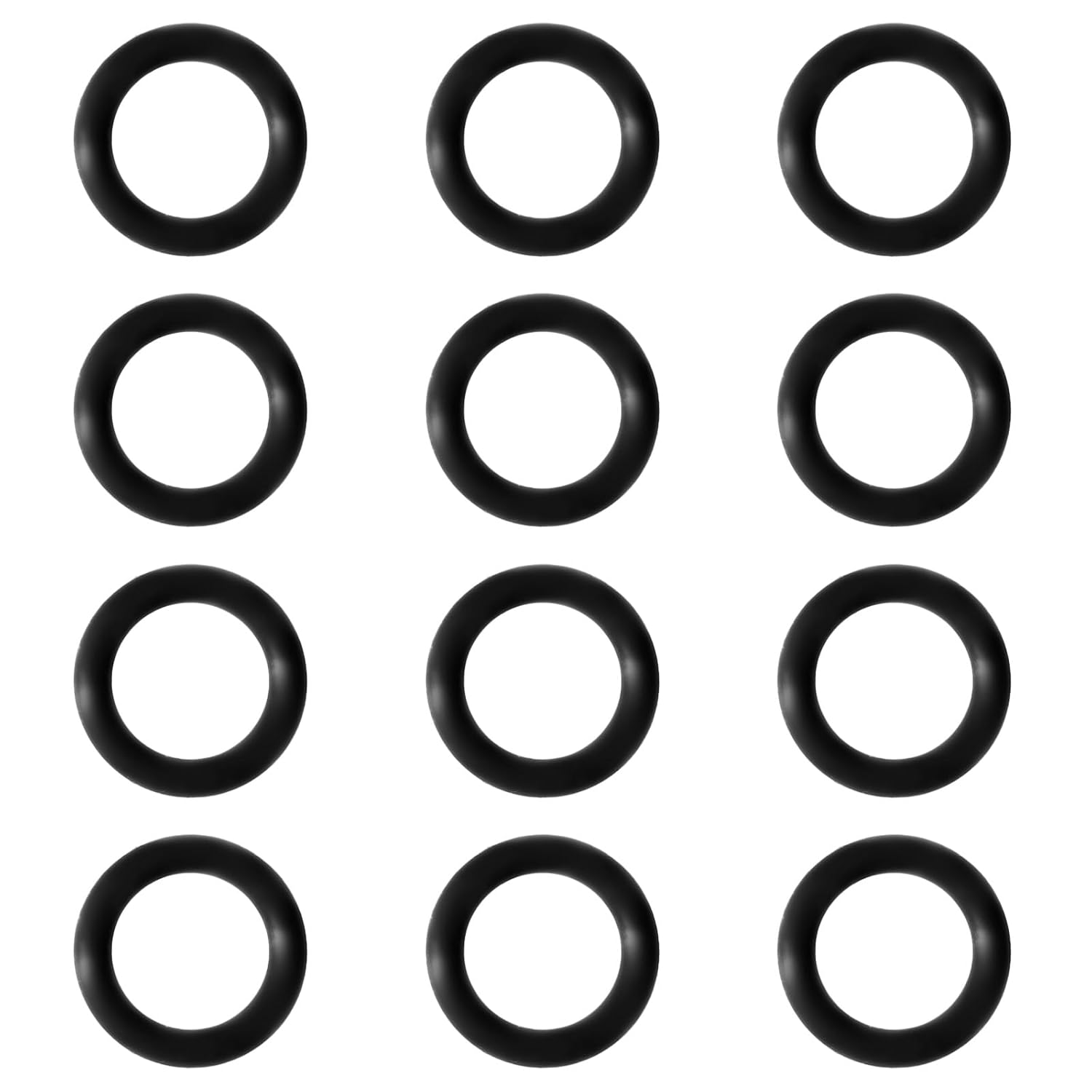 Amazon.com : Xthrotsenk 12 Pack Propane O-Rings, Black Rubber, 0.6" OD ...