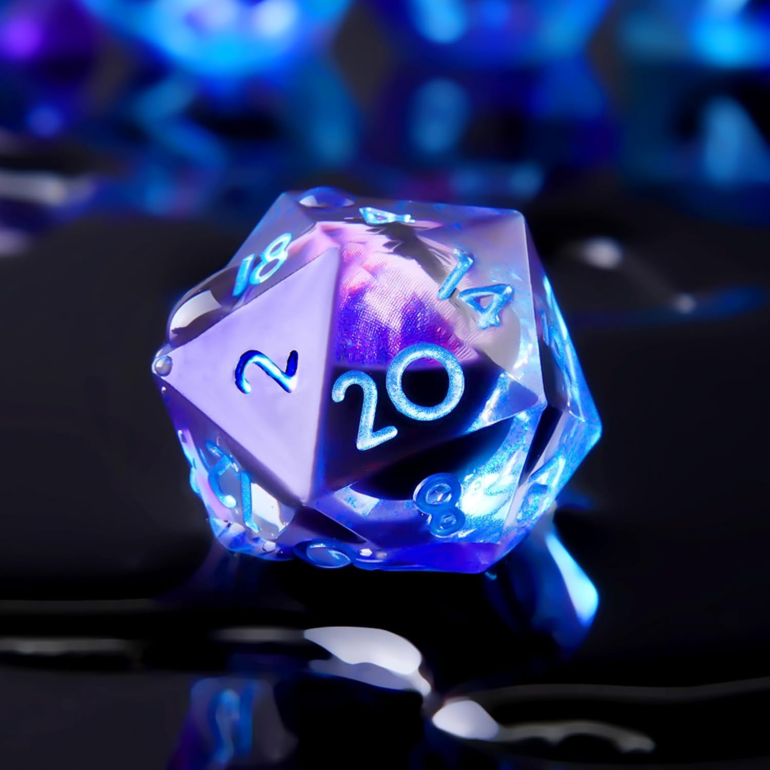 Amazon.com: YEMEKO Dargon's Eye D20 Dice Dragon Eye DND Dice Single ...