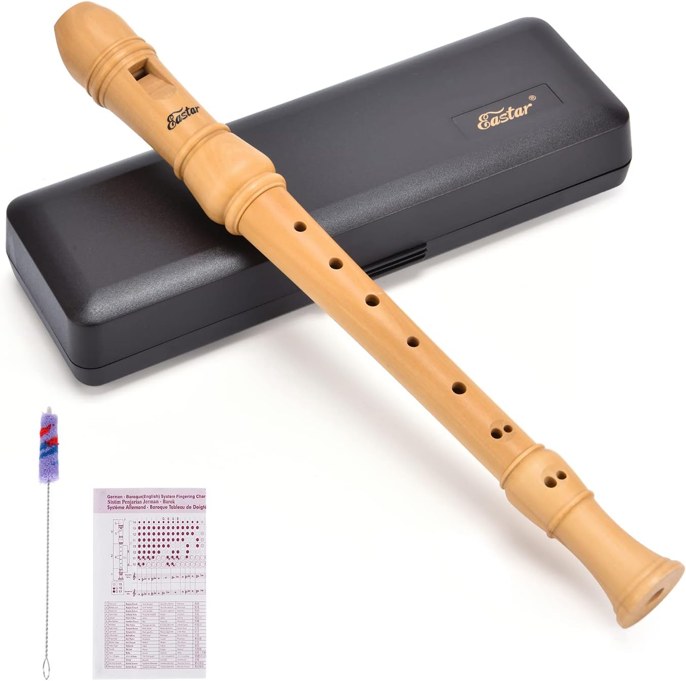 Eastar Soprano Recorder Instrument for Kids Adults Beginners, Baroque ...