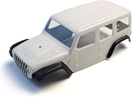 Amazon.com: 1/24 RC Crawler Body,132.5mm Wheelbase Jeep Wrangler Shell ...