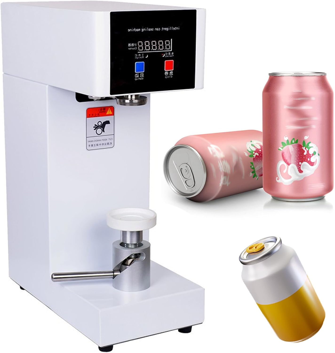 Amazon.com: Can Sealing Machine, Commercial Automatic Cup Sealer ...