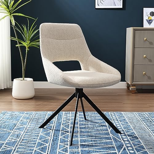 Amazon.com: JIRAIN Mid Century Modern Desk Chair No Wheels Set of 1 ...