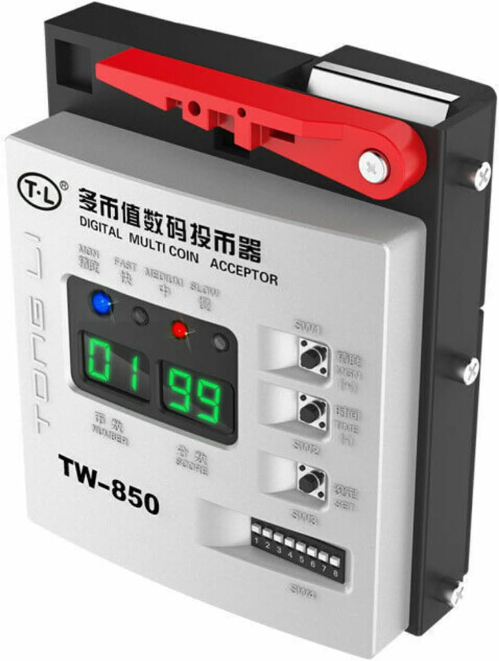 Amazon.com: MOOKEENONE Vending Machine Coin Acceptor TW-850 Top Entry ...