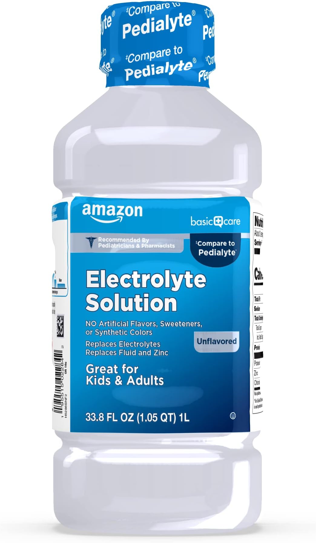 Amazon.com: Amazon Basic Care Oral Electrolyte Solution, Unflavored, 33 ...