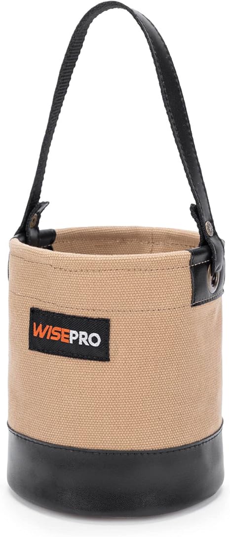 Amazon.com: WISEPRO Canvas Mini Tool Bucket, 6 Inch Mini Tool Bag with ...