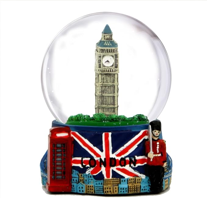 Amazon.com: City-Souvenirs Mini 2.5 Inch Tall London Snow Globe with ...